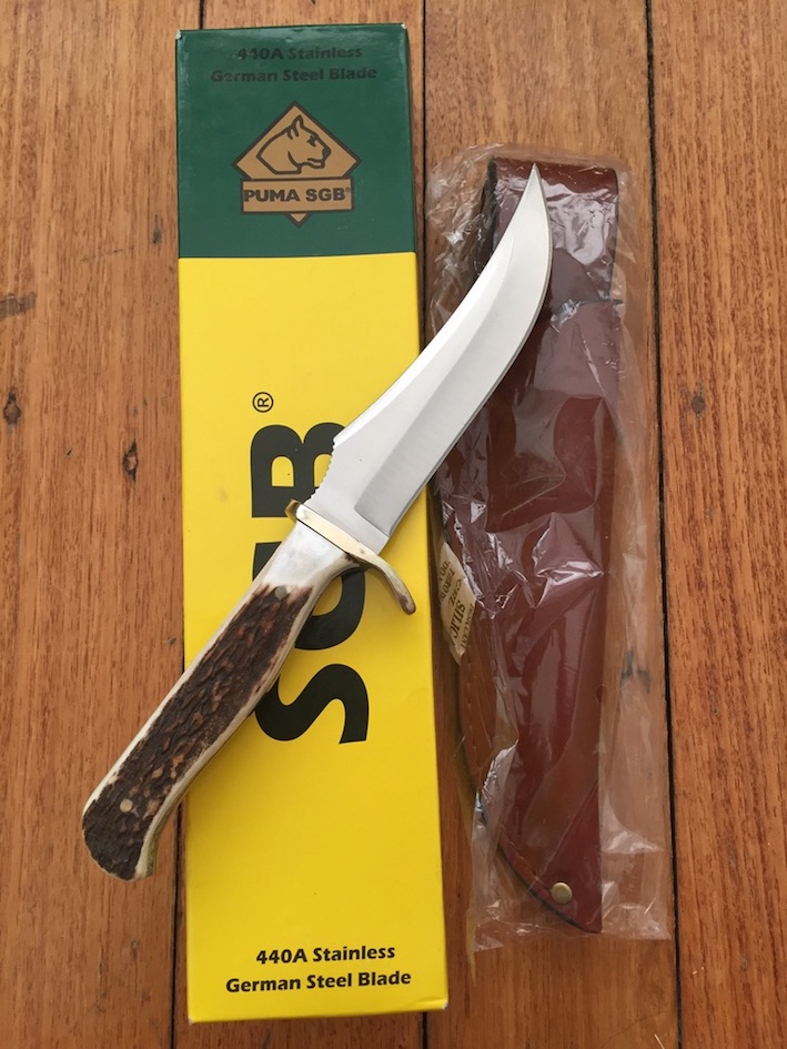 Puma Knife: Puma SGB Skinner with Stag Handle