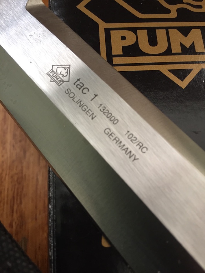 Puma Knife: Puma Rare 2002 Huntac TAC 1 Tactical Survival Knife