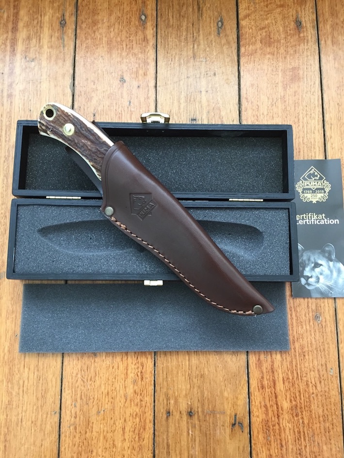 Puma Knife: Puma 2017 Model Skinmaster with Stag Handle