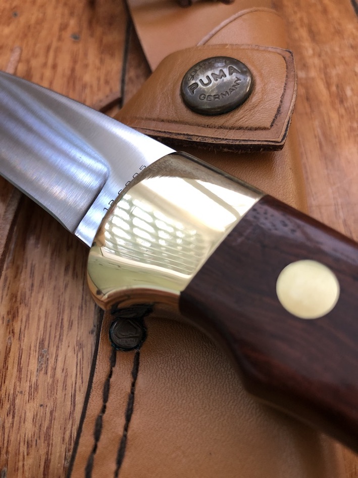 Puma Knife: Puma 1984-91 4 Star Fixed Blade Nicker Knife with Rosewood ...