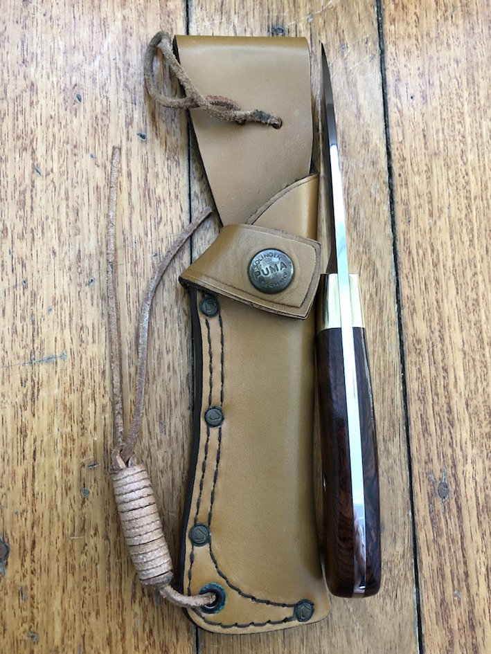 Puma Knife: Puma 1984-91 4 Star Fixed Blade Nicker Knife with Rosewood ...
