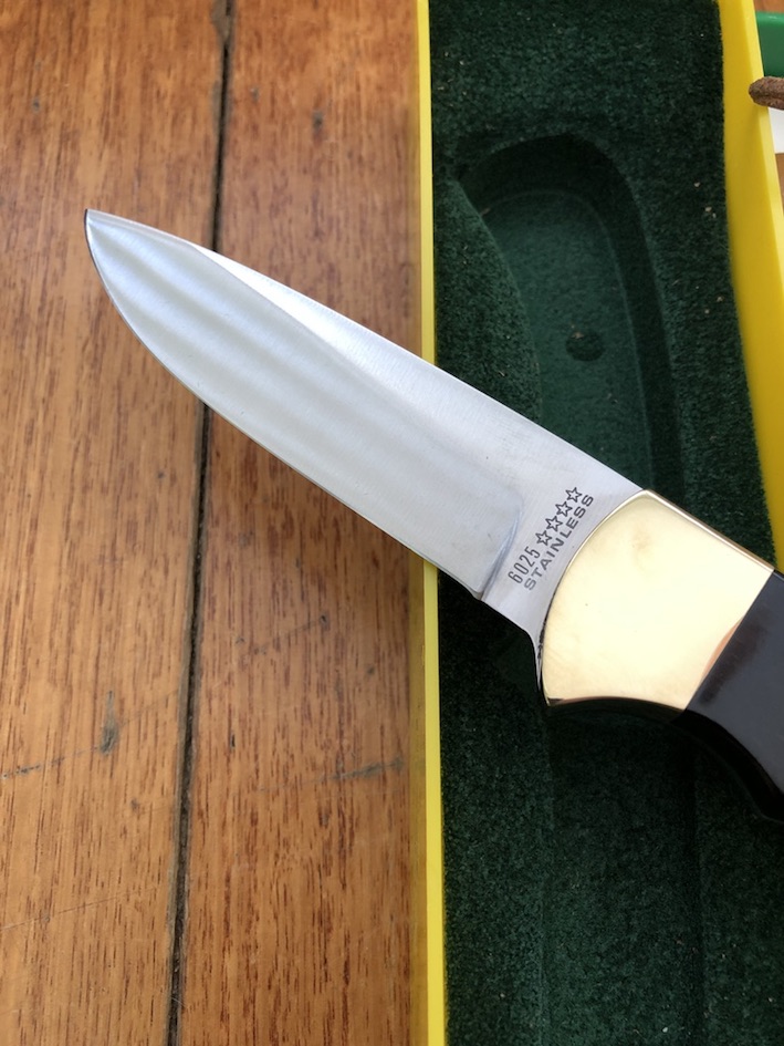 Puma Knife: Puma Original 1984 4 Star Fixed Blade Knife with Black ...