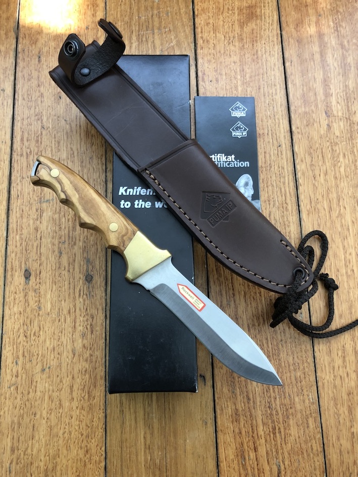 Puma Knife: Puma IP Huntman II Olive Hunting Knife