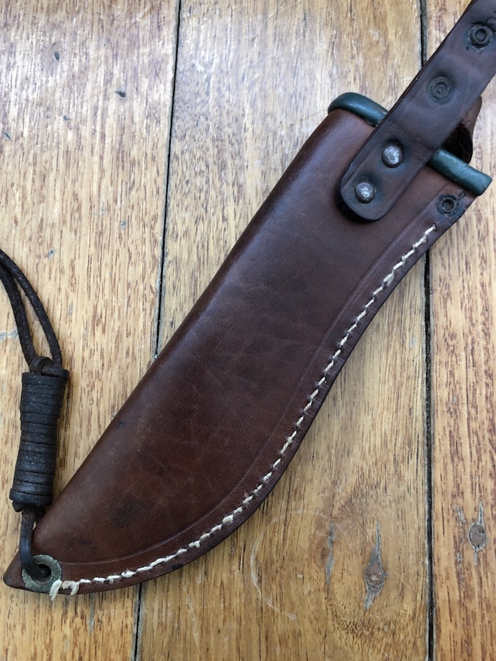 Puma Knife Sheath: Puma Pre 1964 Original White Hunter Knife Leather Sheath