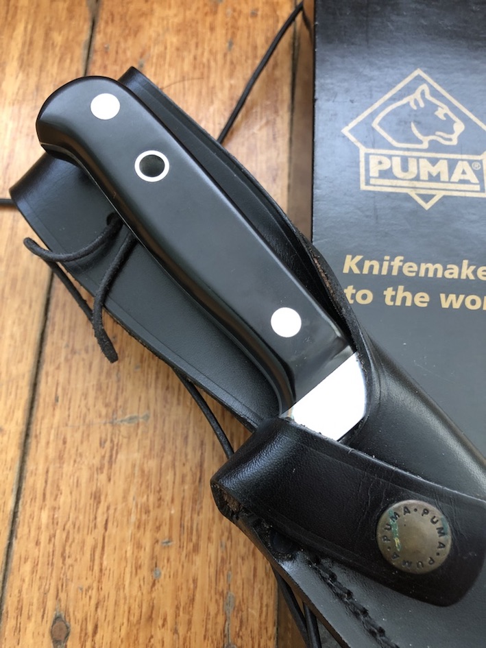 Puma Knife: Puma Original White Hunter II Knife in original Black ...