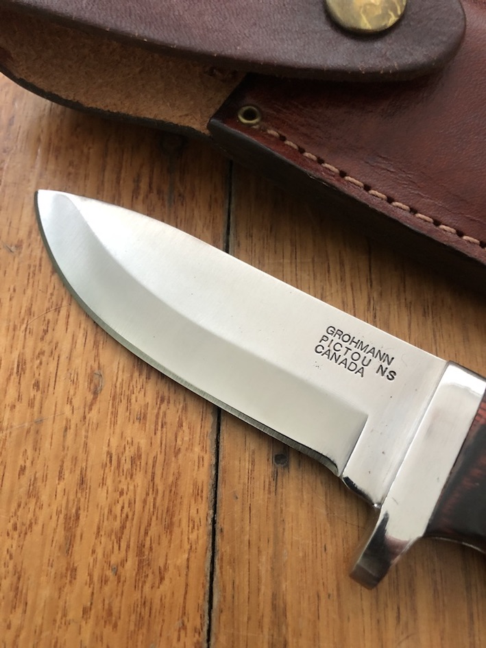 Grohmann Knives: Ducks Unlimited 2000 Pictou Presentation Knife
