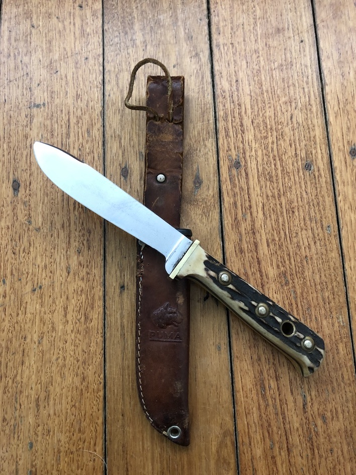 Puma Knife: Puma 11 6398 Original Used 1970 Hunters-Friend with ...