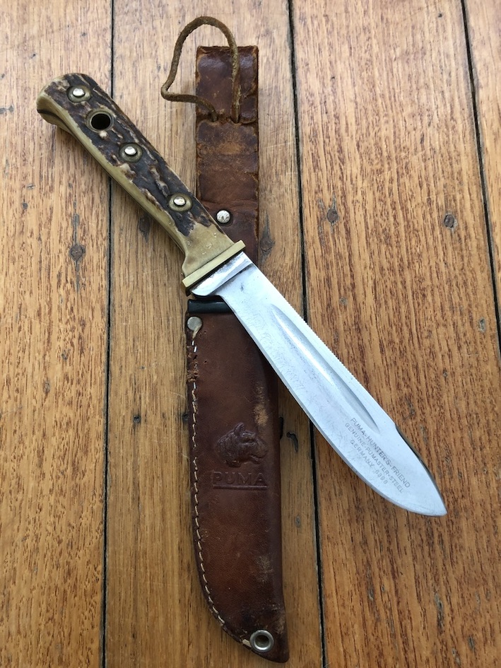 Puma Knife: Puma 11 6398 Original Used 1970 Hunters-Friend with ...