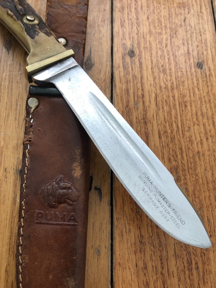 Puma Knife: Puma 11 6398 Original Used 1970 Hunters-Friend with ...