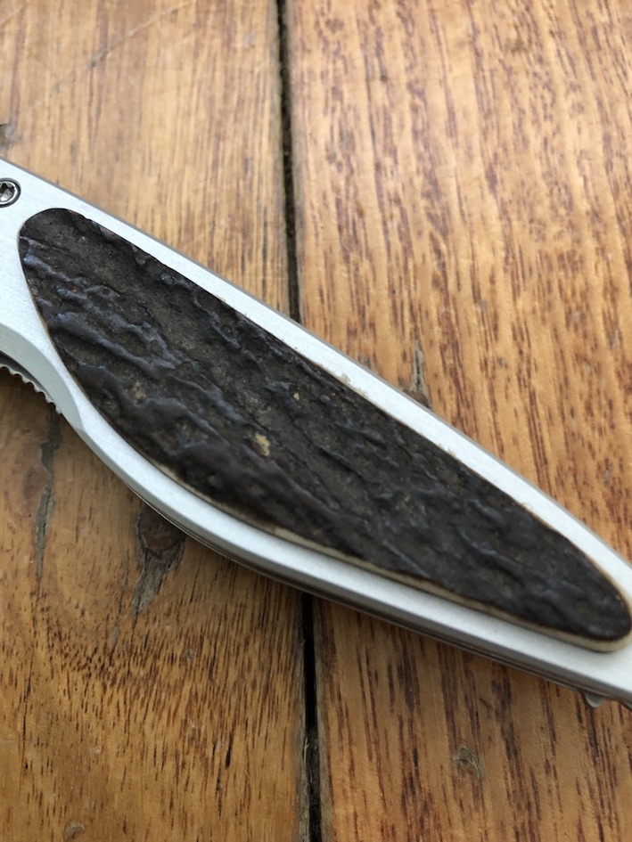 Puma Knife: Puma Handic Stag Slab Linerlock Folding Knife