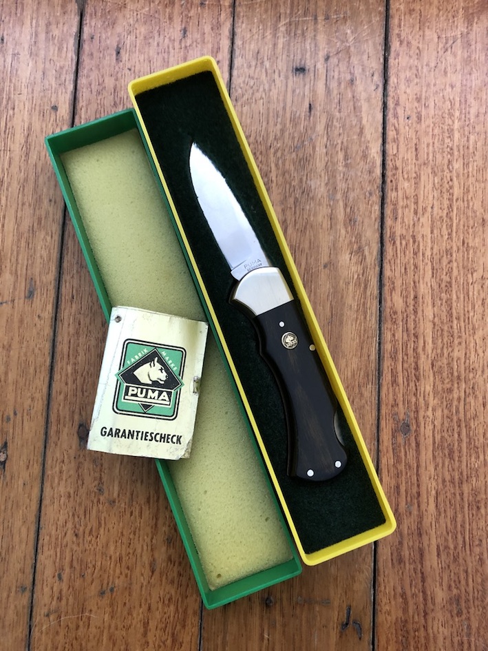 Puma Knife: Puma Original 1977 4 Star Folding Lock Blade Knife with ...