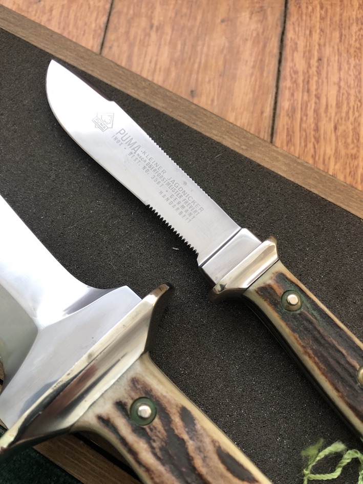 Puma Knife: Puma Vintage 1985/6 Waidbesteck Set (Waidblatt and Nicker ...