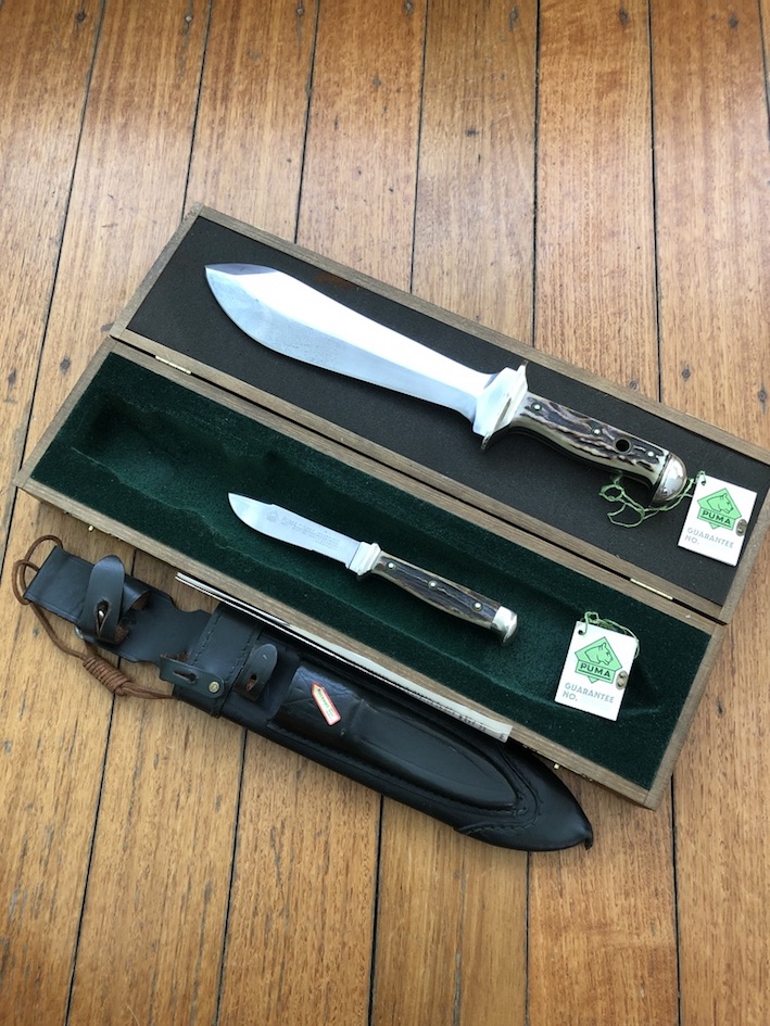 Puma Knife: Puma Vintage 1985/6 Waidbesteck Set (Waidblatt and Nicker ...