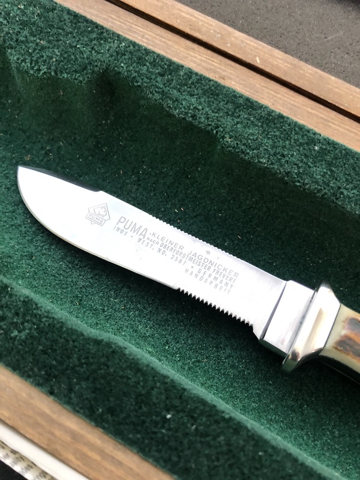 Puma Knife: Puma Vintage 1985/6 Waidbesteck Set (Waidblatt and Nicker ...
