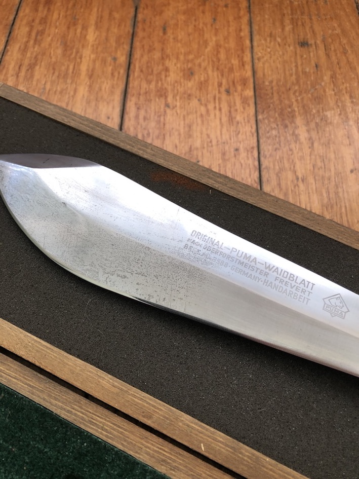 Puma Knife: Puma Vintage 1985/6 Waidbesteck Set (Waidblatt and Nicker ...