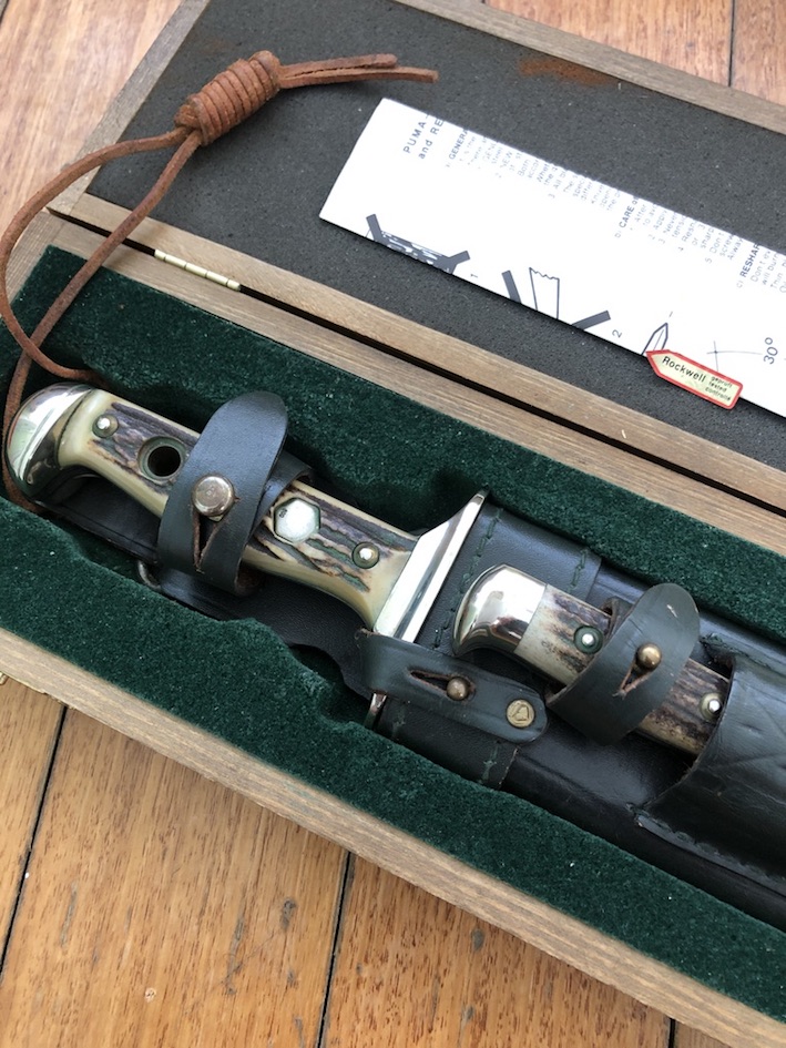 Puma Knife: Puma Vintage 1985/6 Waidbesteck Set (Waidblatt and Nicker ...