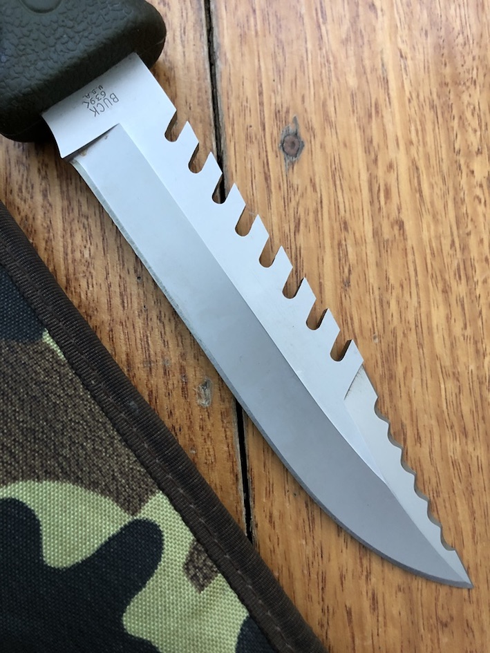 Buck Knife: Buck 639 Field Mate - Part Serrated Survival Knife with ...
