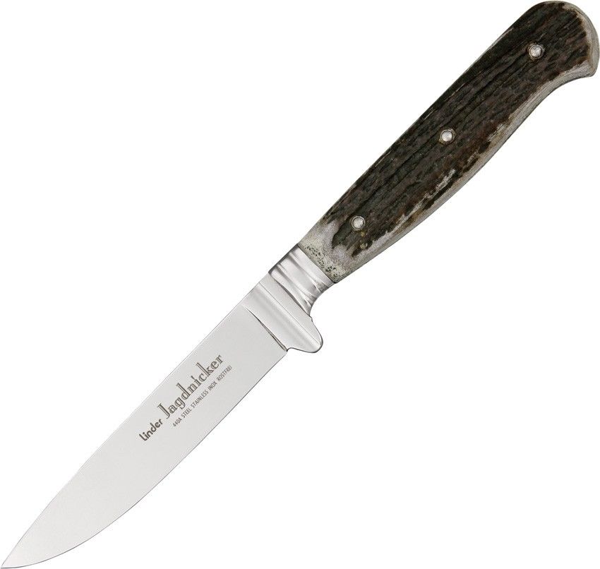 Linder Original Classic Hunter Jagdnicker Knife Dark Handle