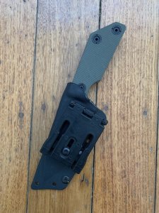 STRIDER USA Original EBS Tiger Stripe Tactical/Utility Knife with Kydex ...