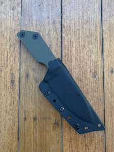 STRIDER USA Original EBS Tiger Stripe Tactical/Utility Knife with Kydex ...
