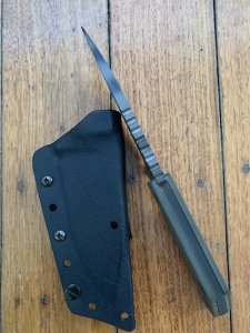STRIDER USA Original EBS Tiger Stripe Tactical/Utility Knife with Kydex ...