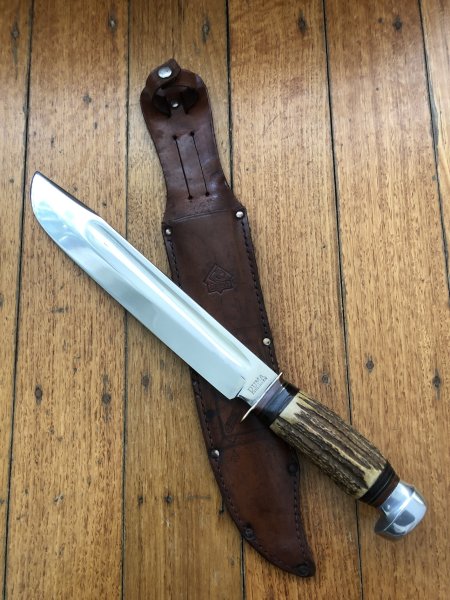Puma Knife:Rare Vintage PUMA #6320 BIG SCOUT BOWIE Hunting Knife 15 ...