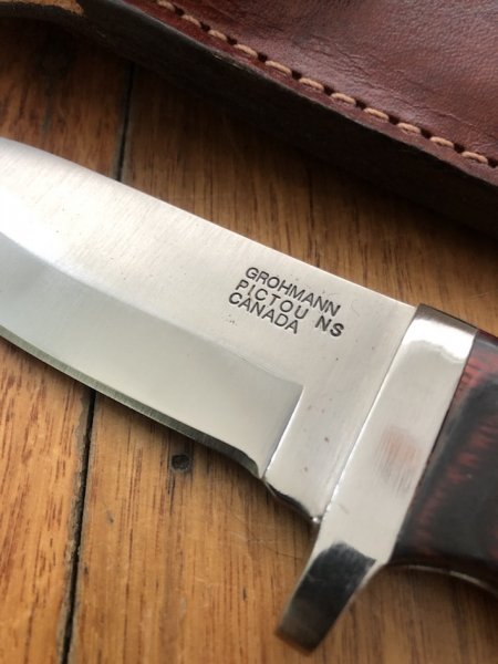 Grohmann Knives: Ducks Unlimited 2000 Pictou Presentation Knife
