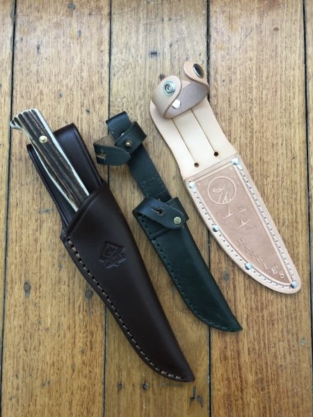 Puma Knife Sheath: Puma Special Leather Jagdnicker/Hunters Pal model Sheath